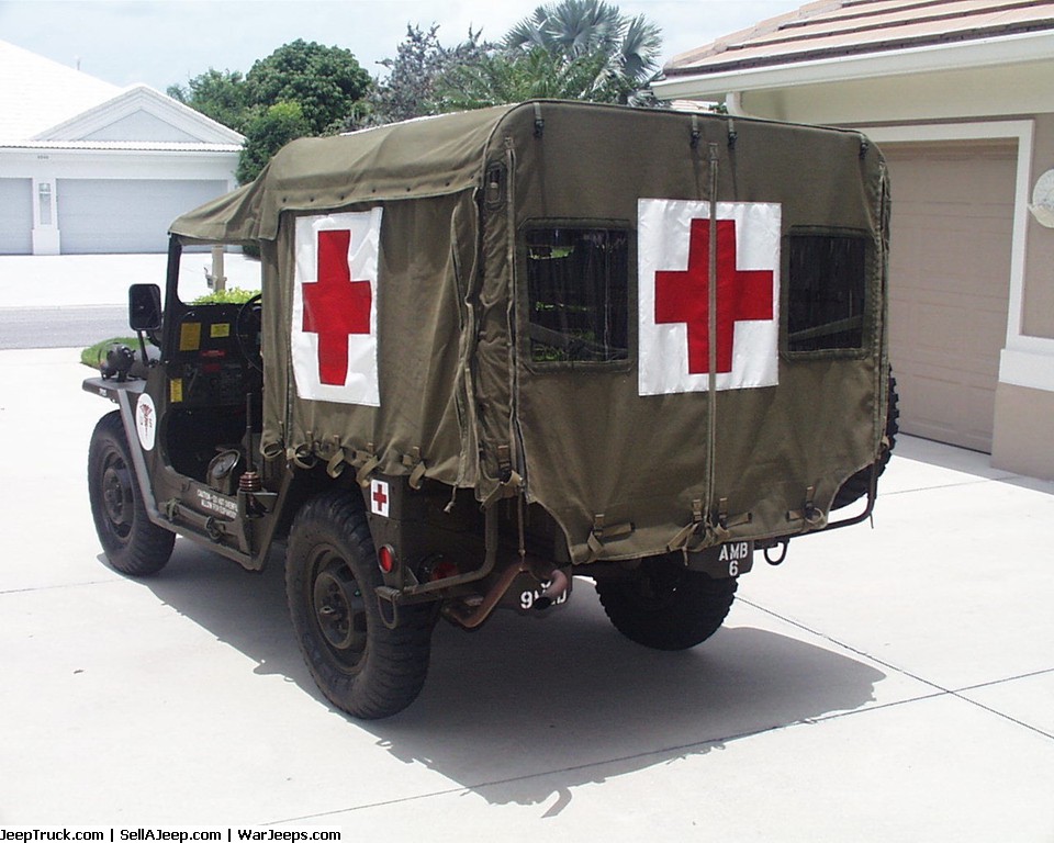 M718 1061 Army Ambulance Jeep 5