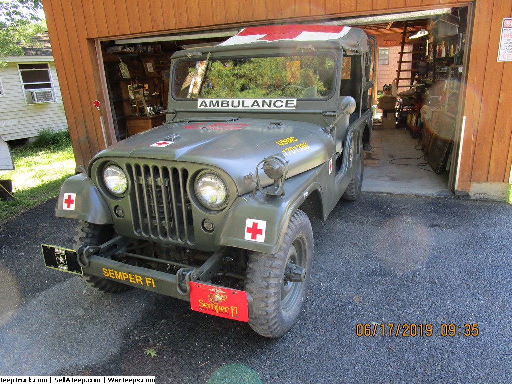 Restored 1954 Willys USMC M170 Ambulance 1