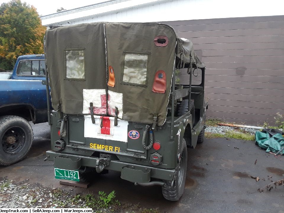 Restored 1954 Willys USMC M170 Ambulance 7