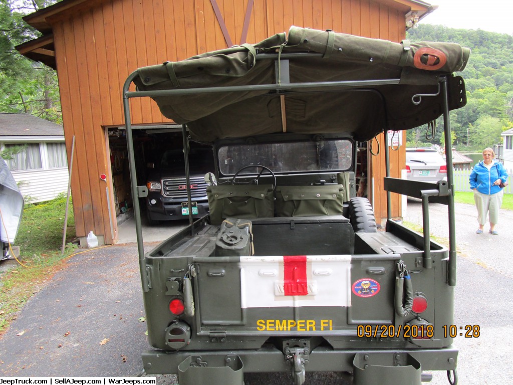 Restored 1954 Willys USMC M170 Ambulance 8