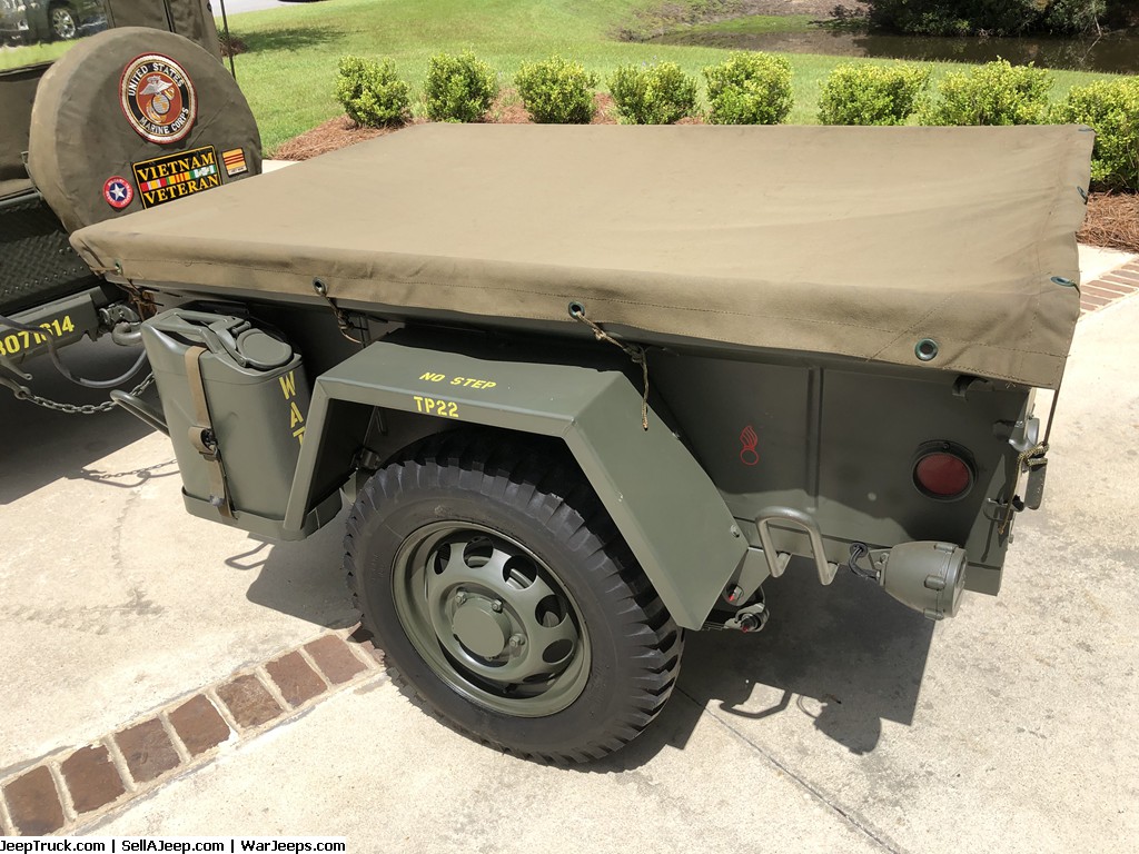 USMC M-422 Mighty Mite with B-1 Trailer 1