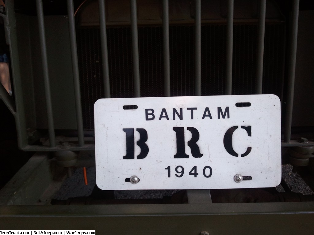1941 WW II Bantam Jeep Model BR-40 Prototype Jeep. Fully Restored 3