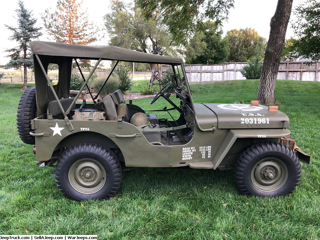 1952 Willys CJ3A Jeep - MB Military Clone 3
