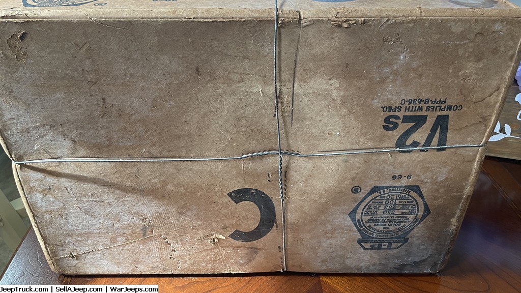 Rare Vietnam Era Jeep Military Vehicle Accessory Unopened 1966 Dated ...