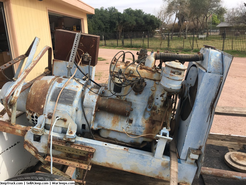 US Navy Vintage SCHRAMM Ford GPW Generator 2