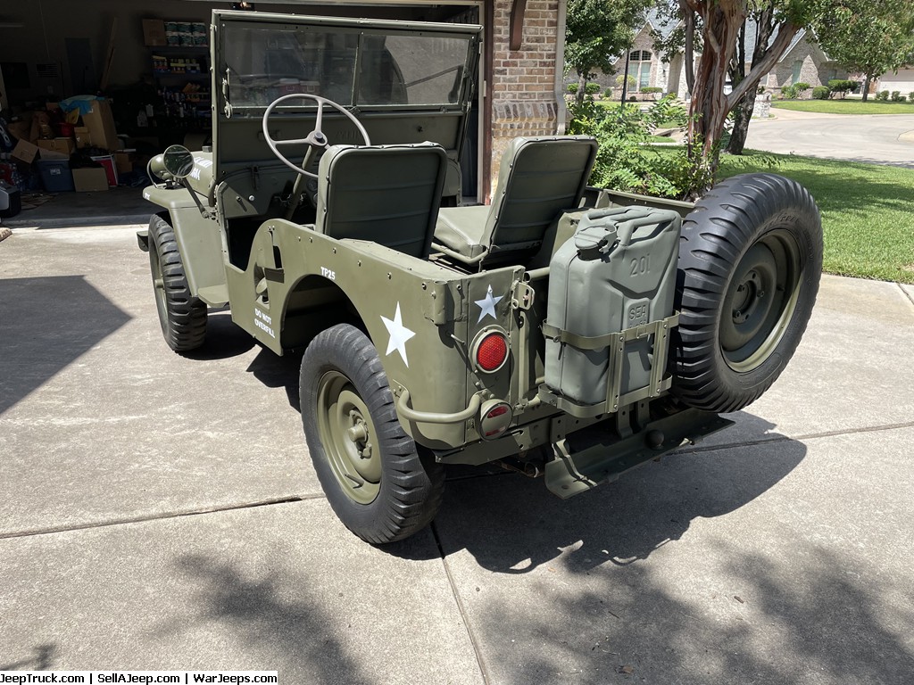 1948 Willys CJ2A Army Style Jeep 2
