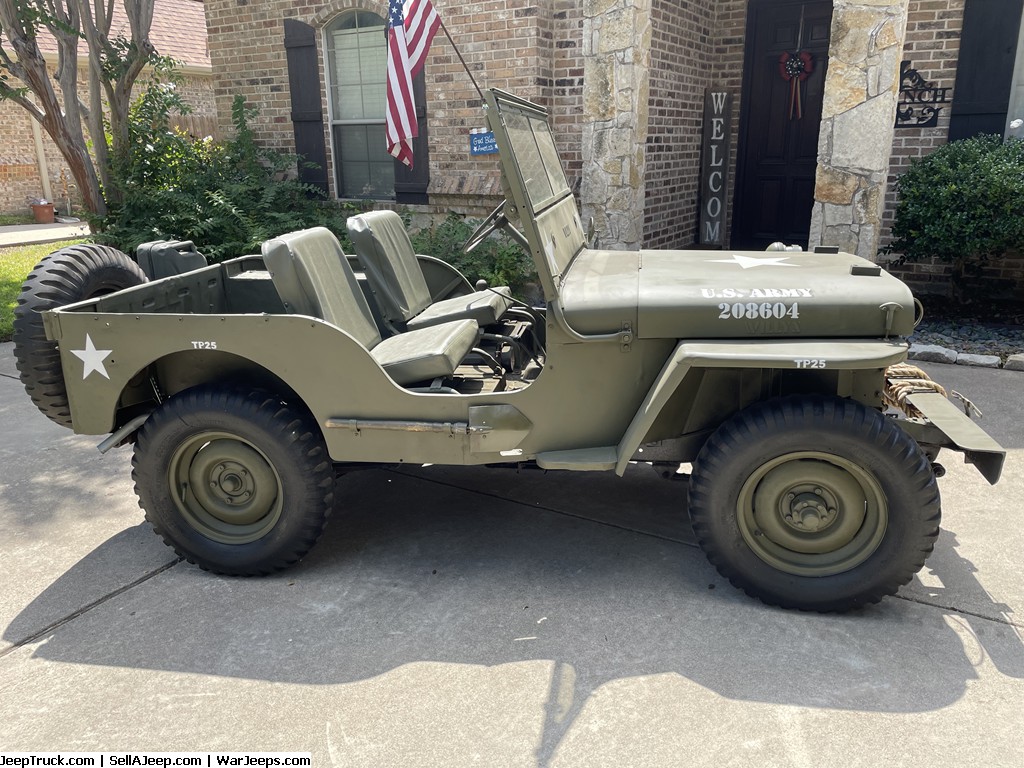 1948 Willys CJ2A Army Style Jeep 5