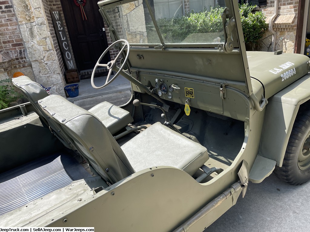 1948 Willys CJ2A Army Style Jeep 7