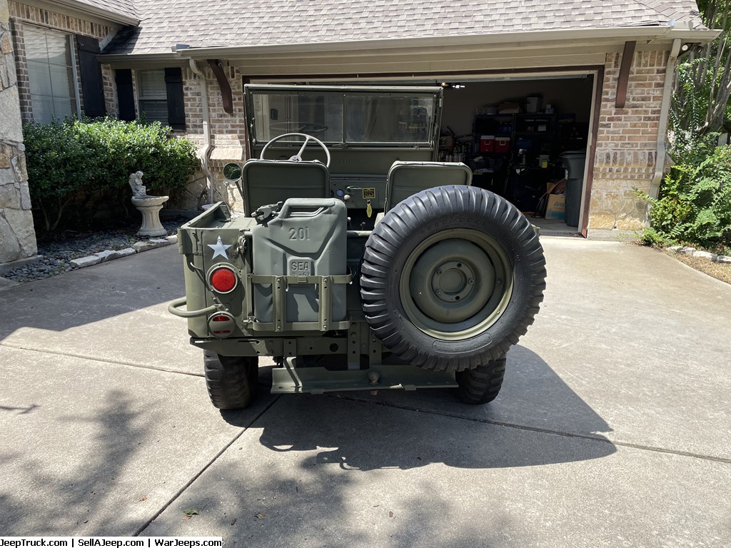 1948 Willys CJ2A Army Style Jeep 8