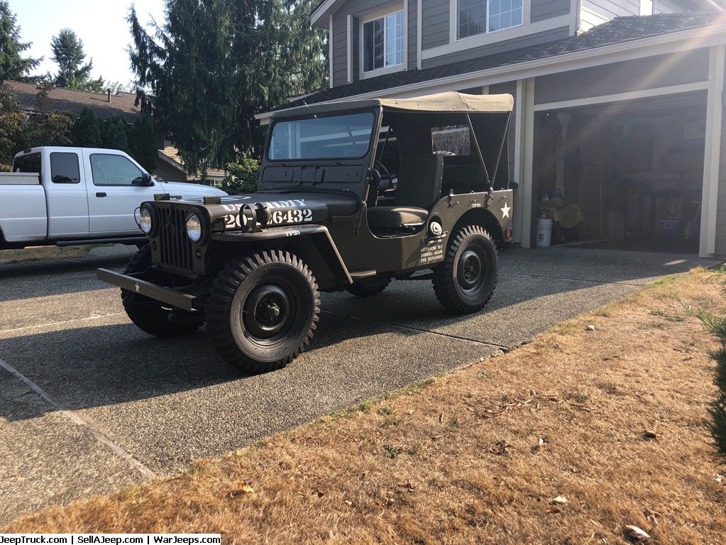 1947 Army Willys Jeep almost Completely Restored 5