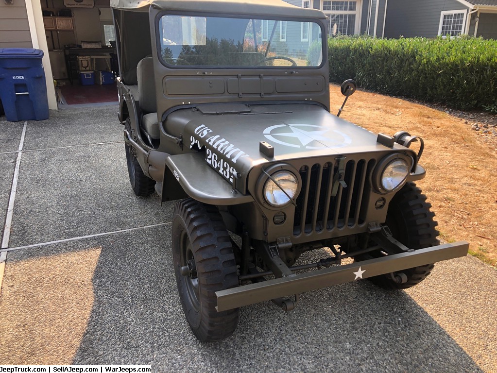 1947 Army Willys Jeep almost Completely Restored 8