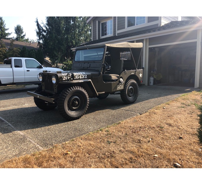 1947 Army Willys Jeep almost Completely Restored 5