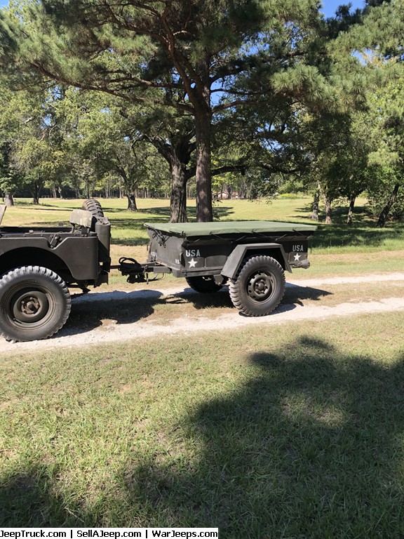 1966 Vintage Military Trailer with Cover 1