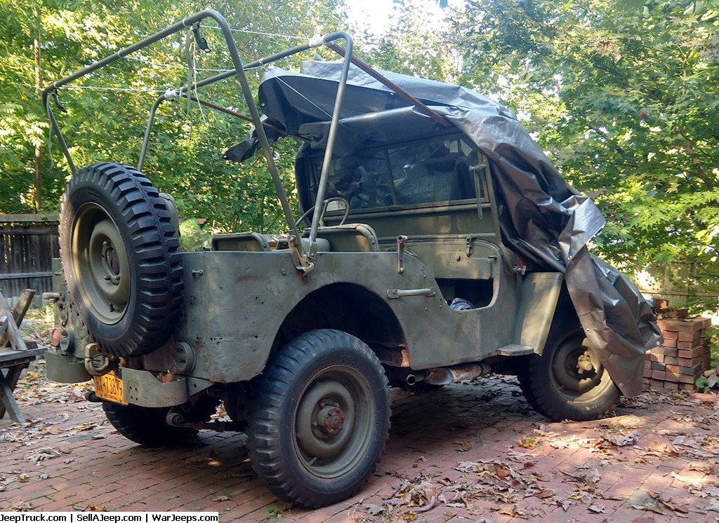 1942 Ford Script GPW with rebuilt original engine 7