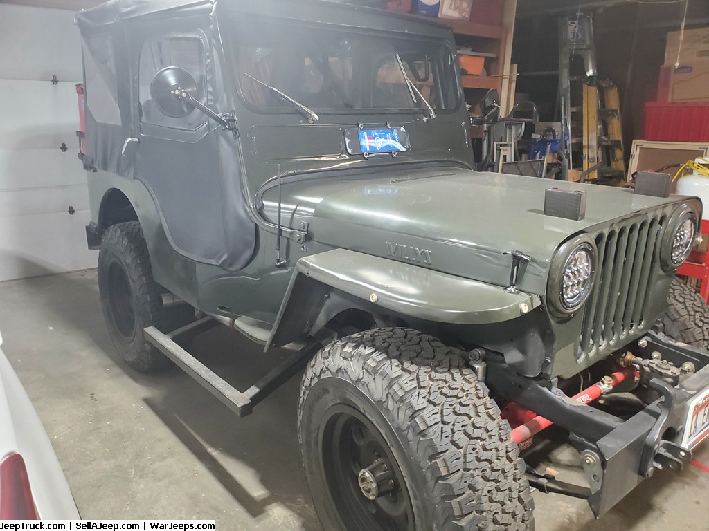 1951 CJ3A Willys Jeep once belonging to US Navy 1