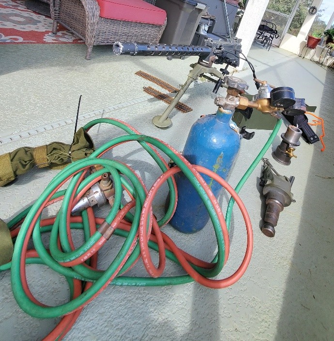 WWII 1919 Replica Machine Gun that Simulates Firing 2