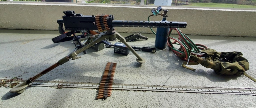 WWII 1919 Replica Machine Gun that Simulates Firing 7